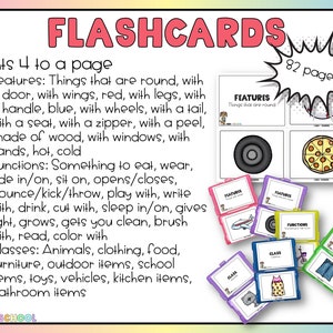 Category Sorting Features Functions Class Speech Therapy Activity and ...
