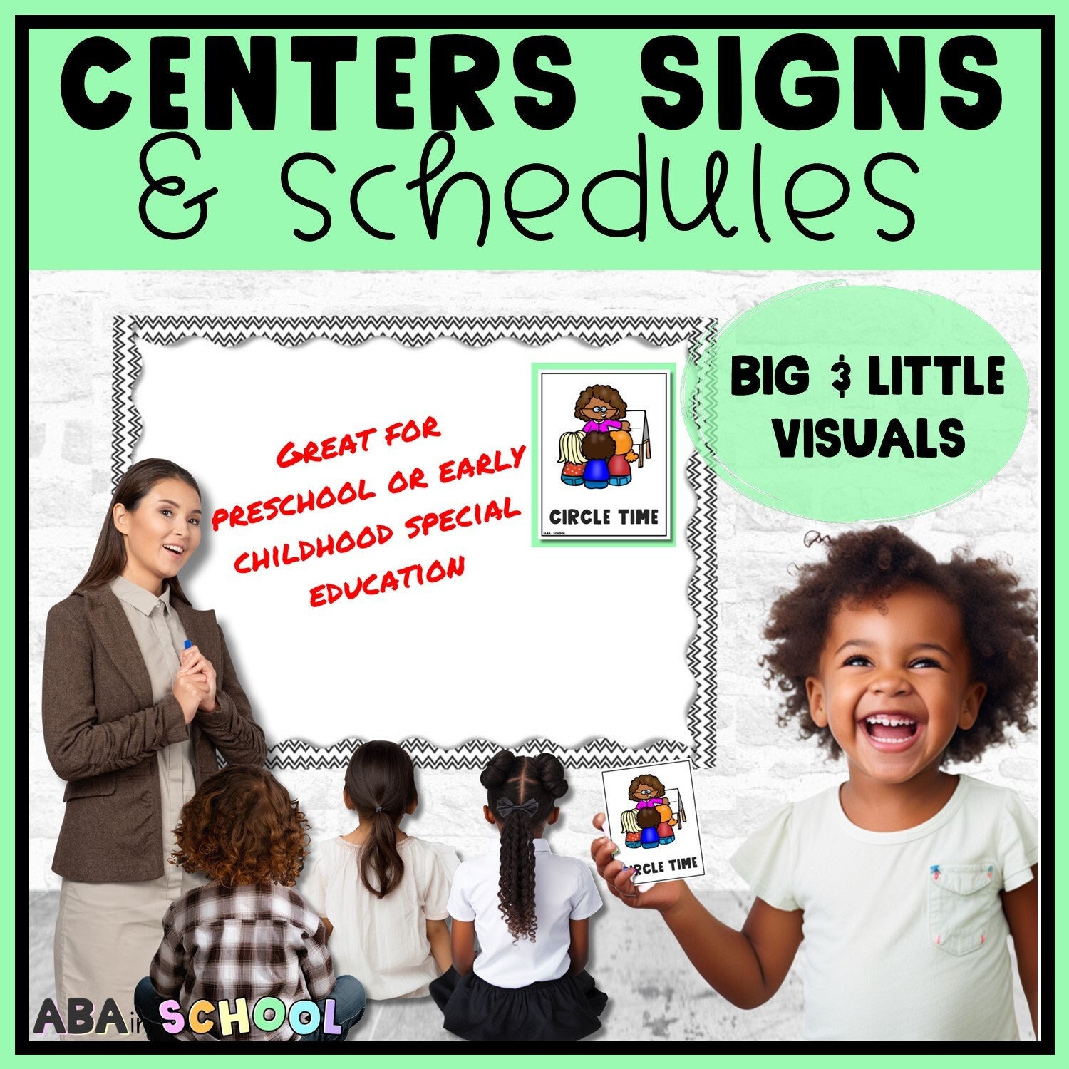 Visuals For Preschool Classroom Centers