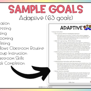 IEP Goal Bank Preschool Pre-k Special Education Goals IEP Goals and ...