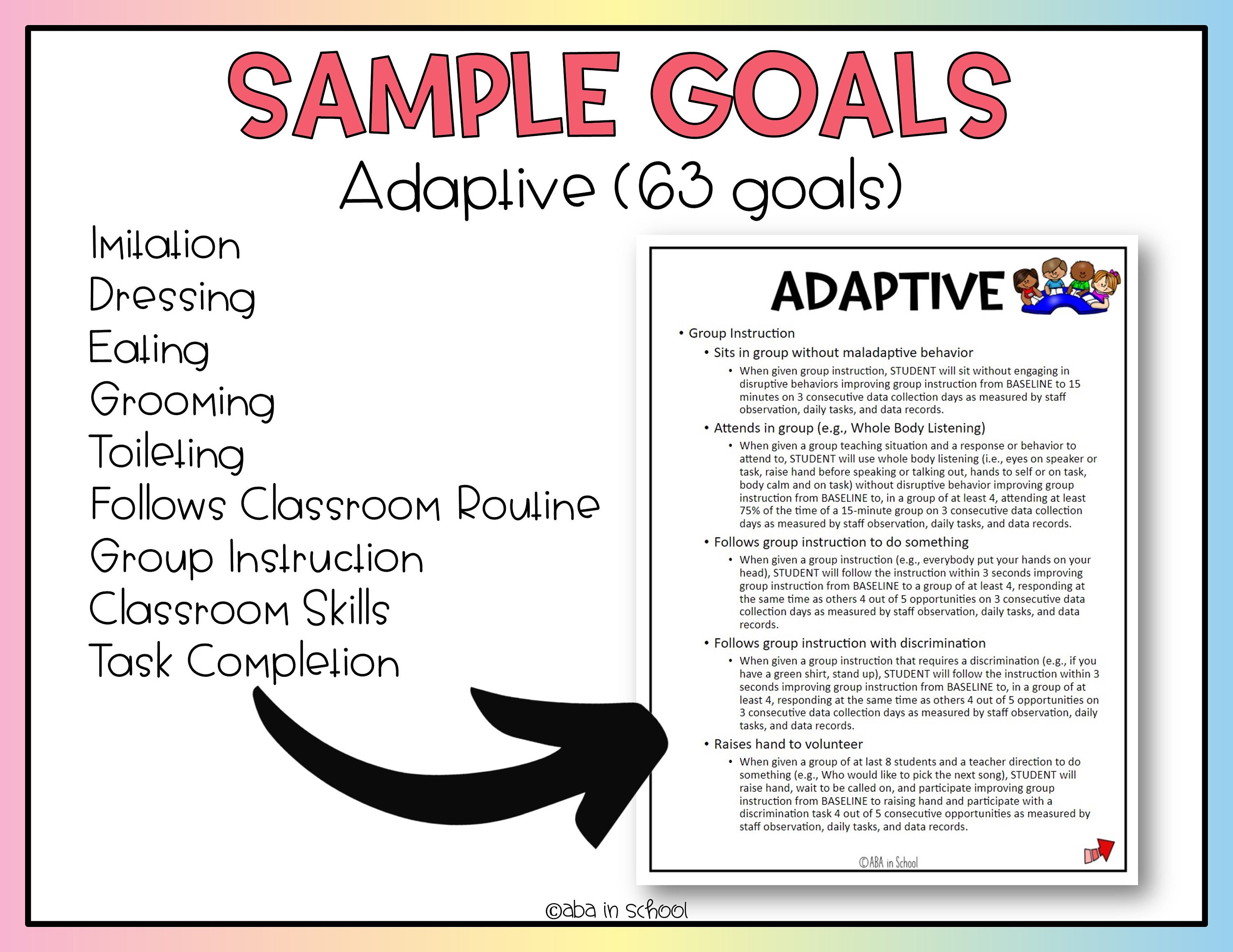 IEP Goal Bank Preschool Pre-k Special Education Goals IEP - Etsy UK