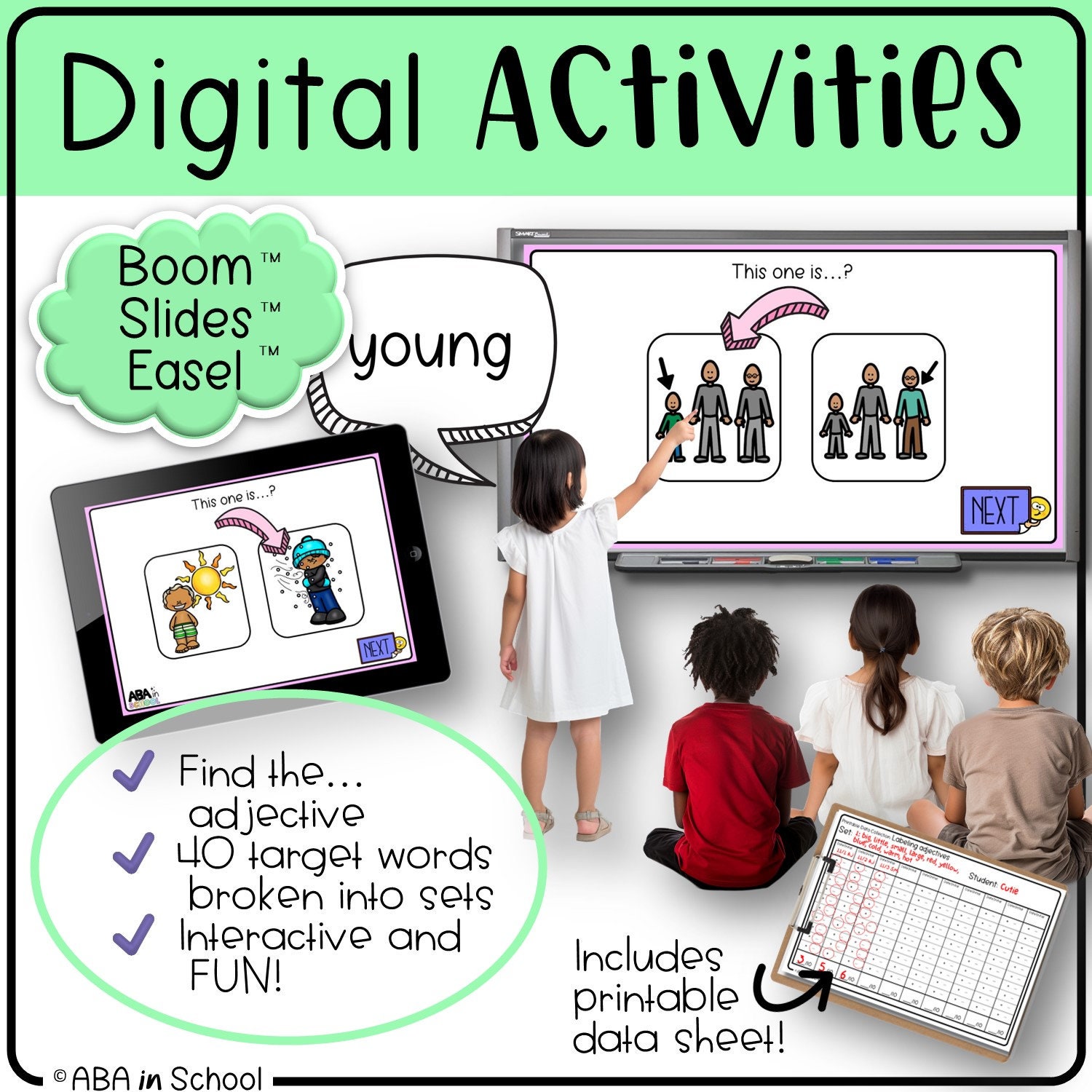 Labeling ADJECTIVES for Speech Therapy or ABA Goals - List of ...