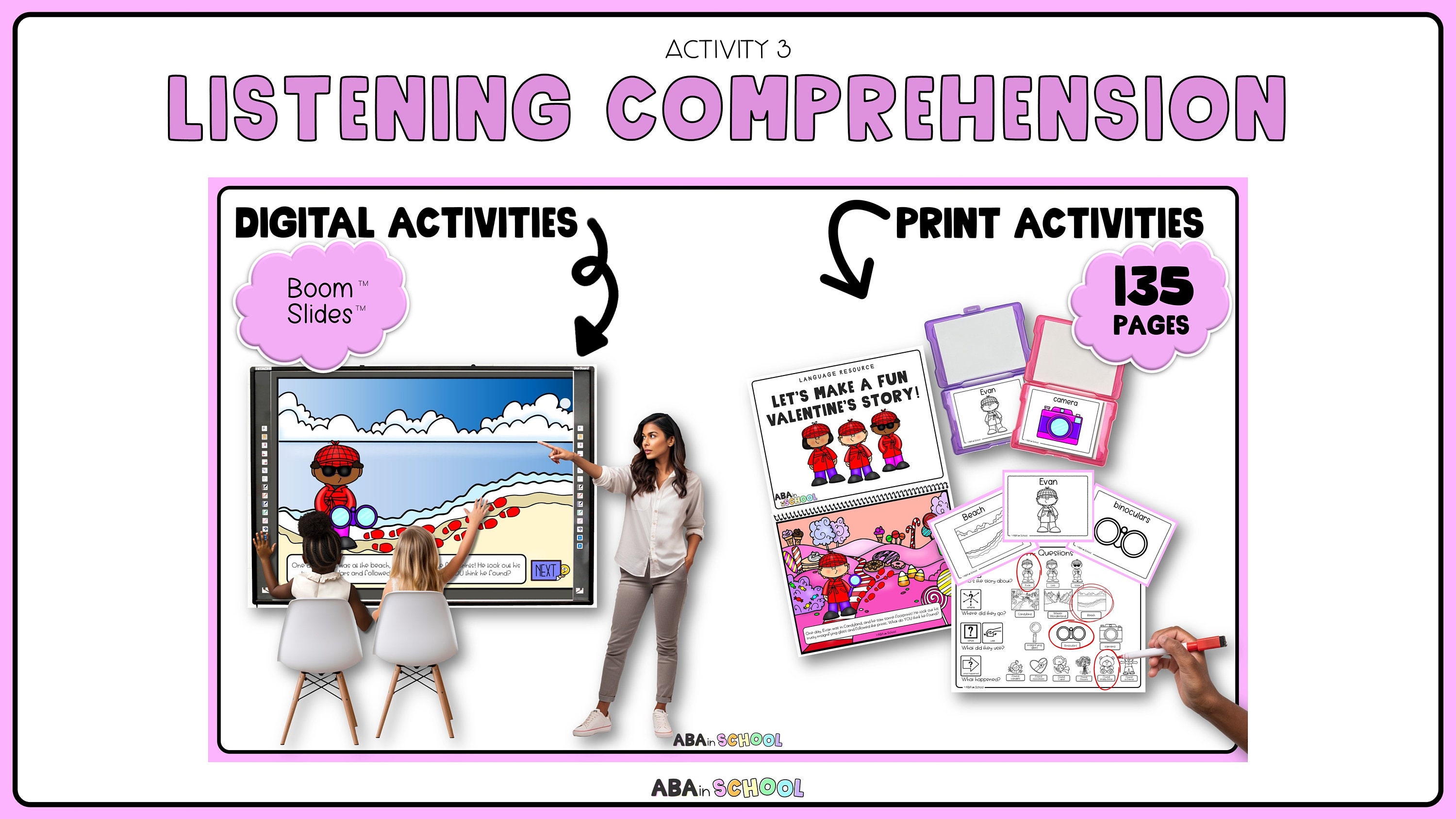 Preschool Valentine's Day Activities Social Emotional Story & Wh ...