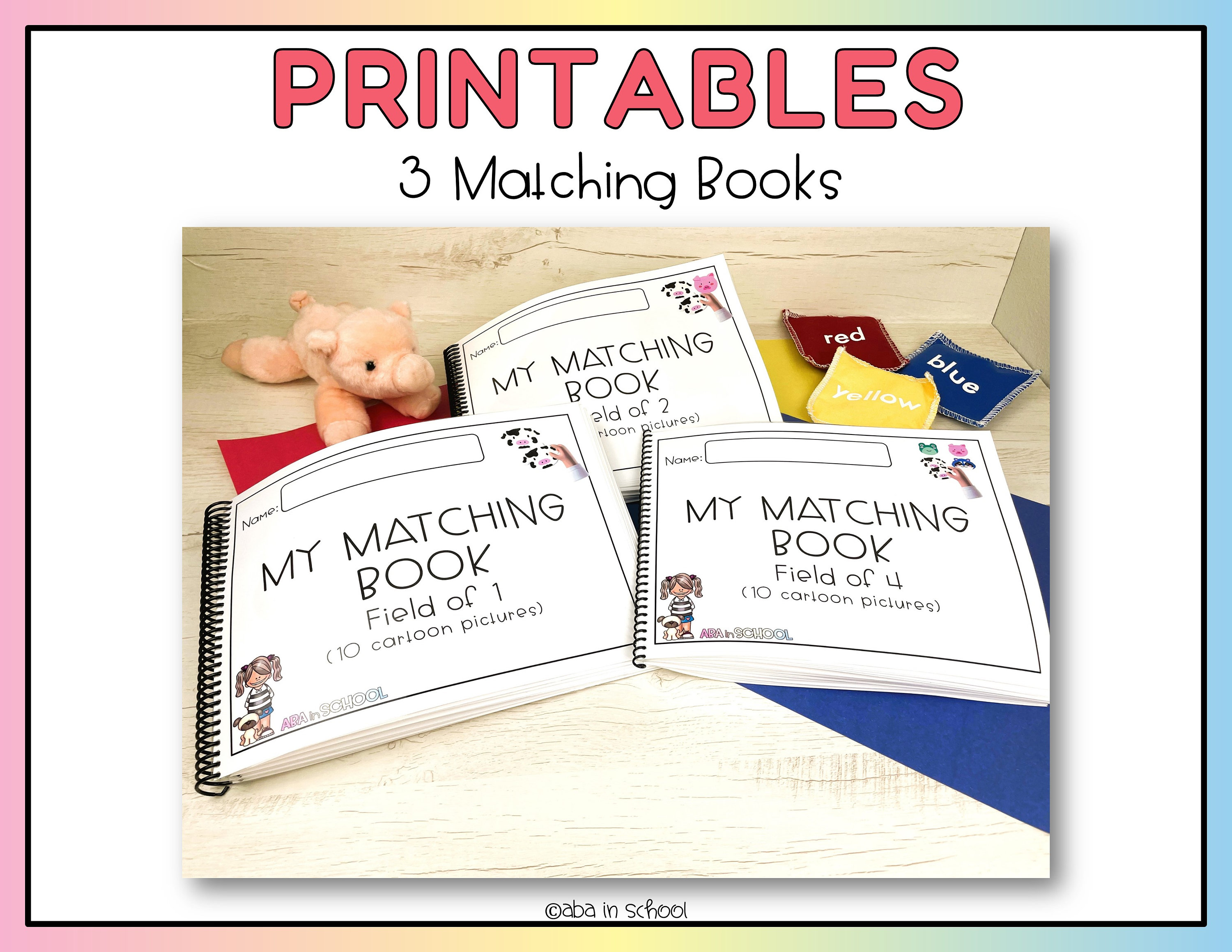 Matching Pictures Visual Discrimination | ABLLS-R Materials B5 ...