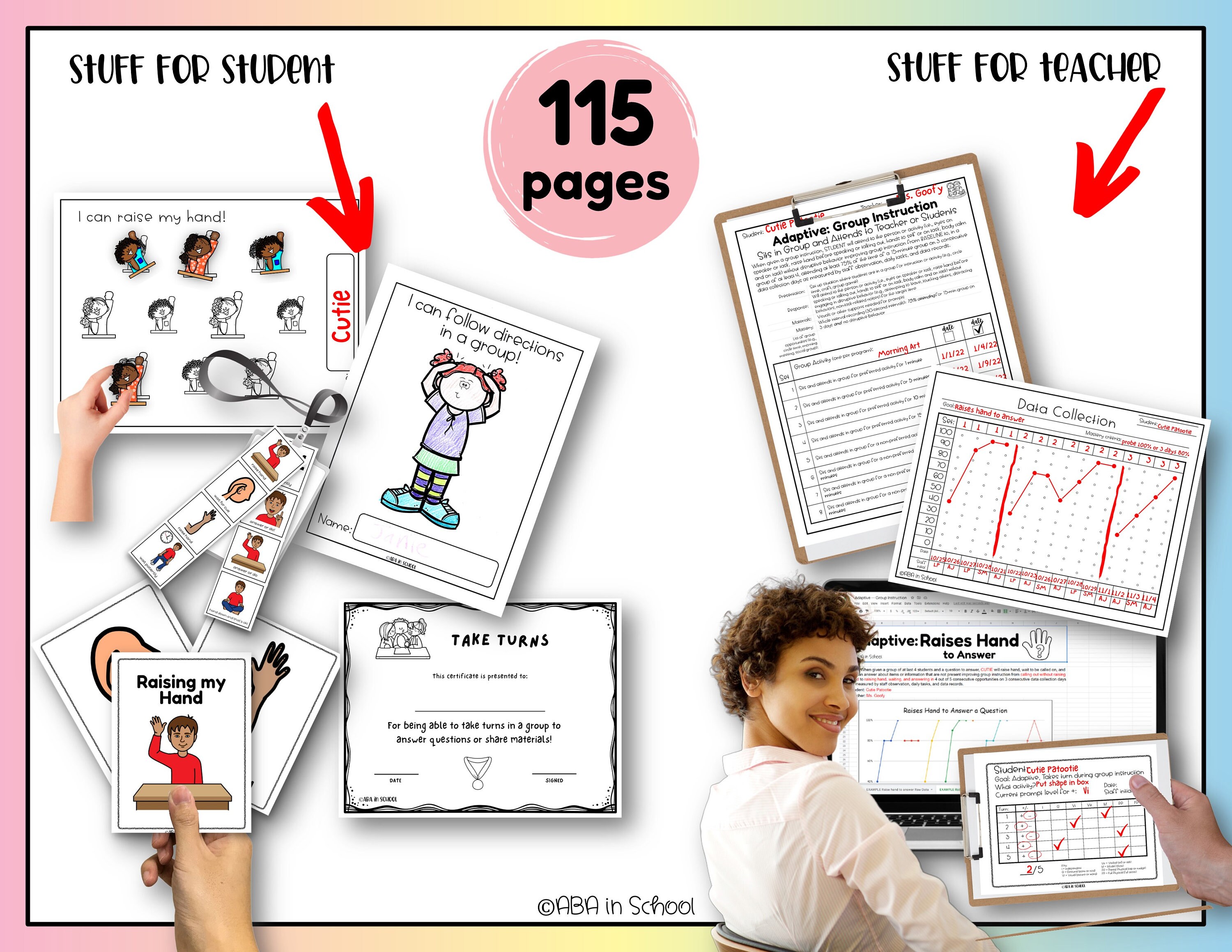 Adaptive IEP Goals | Group Instruction, Data Tracking (digital Download ...