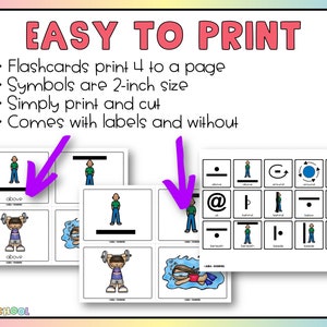 Prepositions Flashcards for Task Cards Activities and Speech Therapy ...