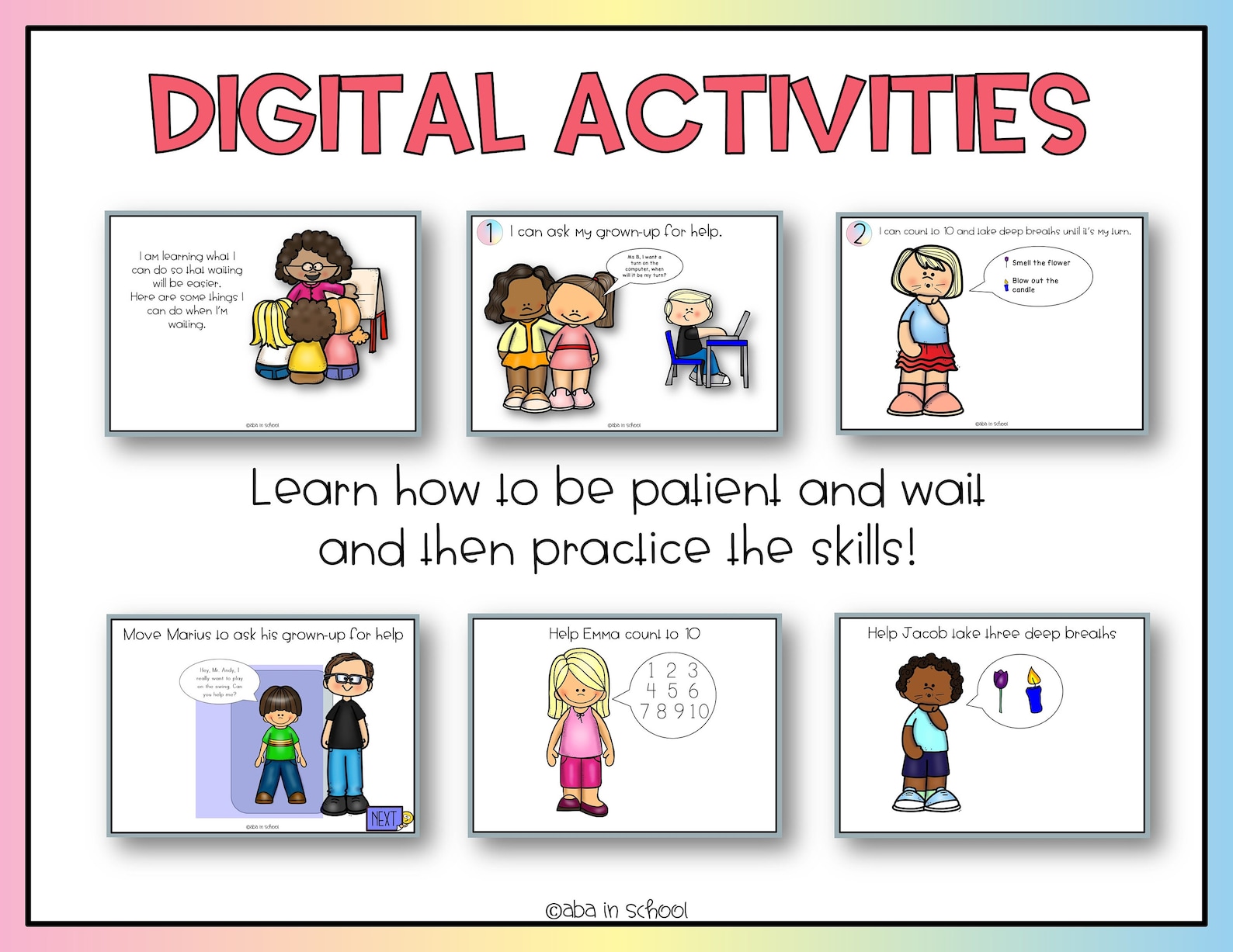 Preschool Social Skills Story and Activity I Can Be Patient Social ...