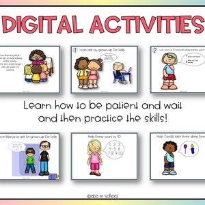 Preschool Social Skills Story and Activity I Can Be Patient | Social ...