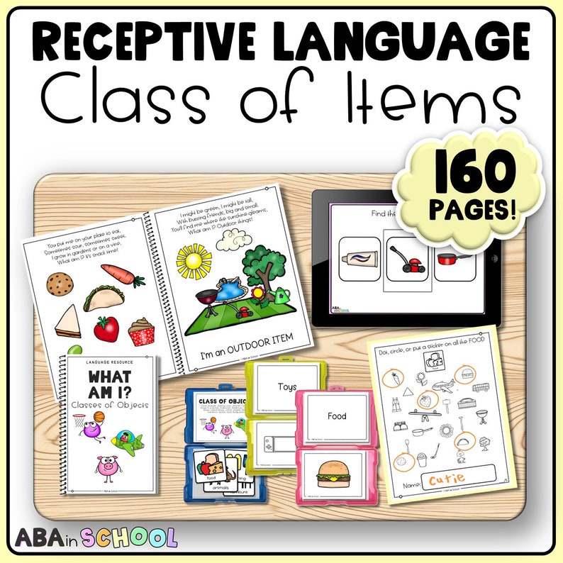 Receptive Identification Feature Function Class Activities ABLLS ...