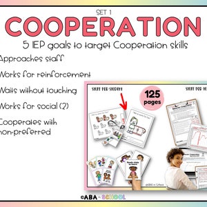 Behavior Management IEP Goal Programs With Data Collection and Visuals ...