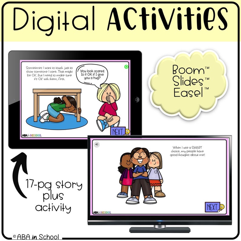Keeping Hands to Self Social Story – Emotional Regulation (digital ...