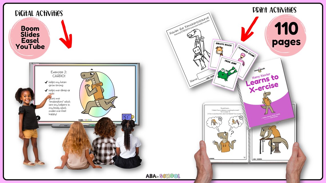 Exercise Social Story Emotional Regulation Social Stories - Etsy