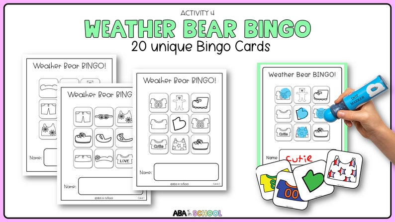 Dress the Weather Bear - Circle Time Calendar Activity Special ...