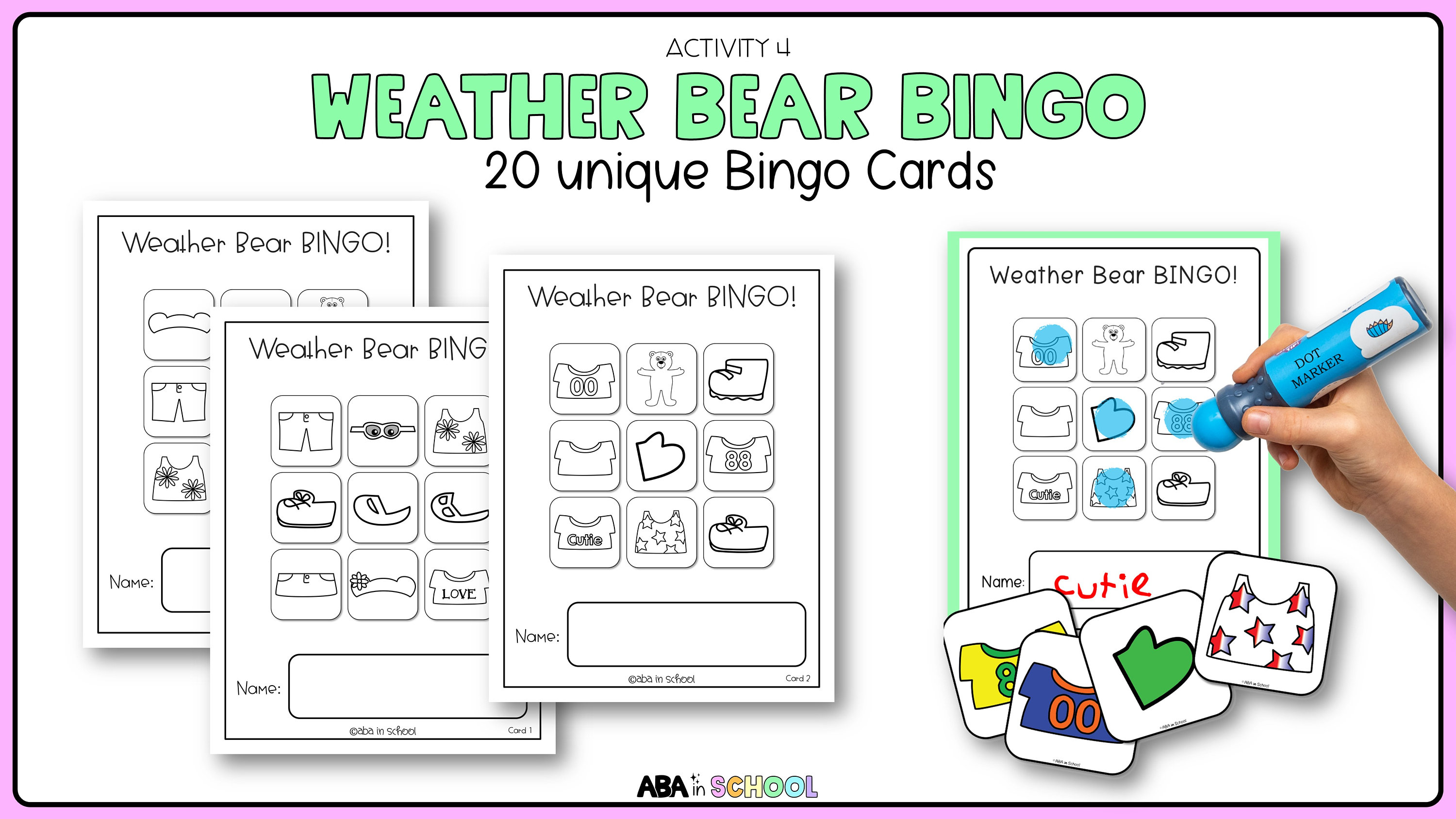 Dress the Weather Bear - Circle Time Calendar Activity Special ...