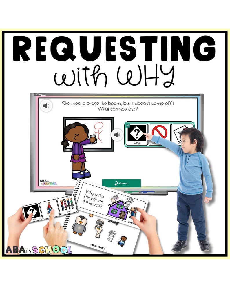 Wh Questions With Visuals Choices Requesting WHY Questions Special ...
