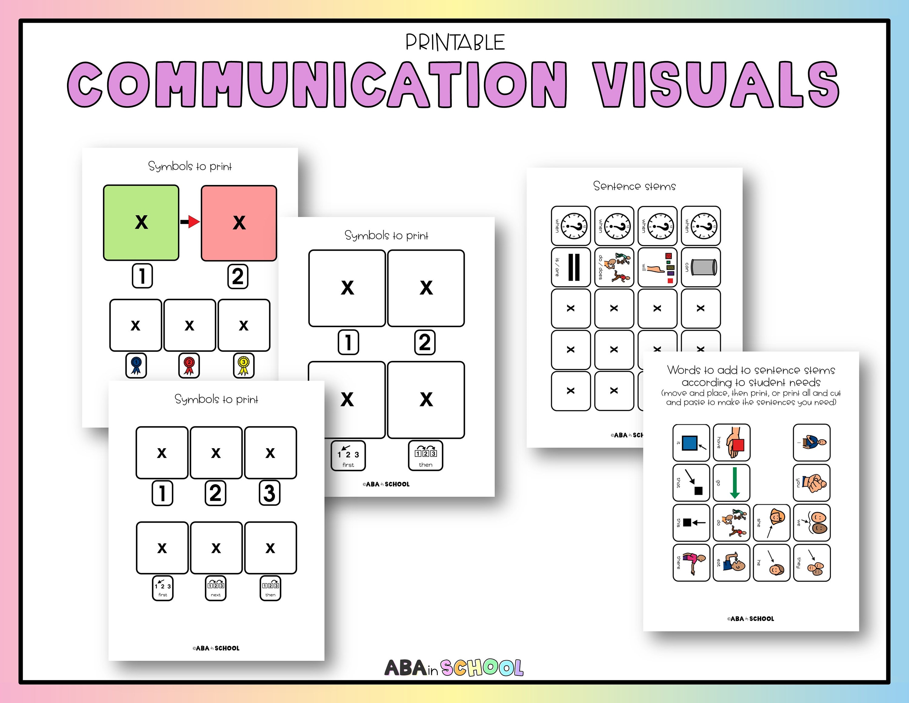 Wh Questions Requesting Speech Therapy WHEN Questions Special - Etsy