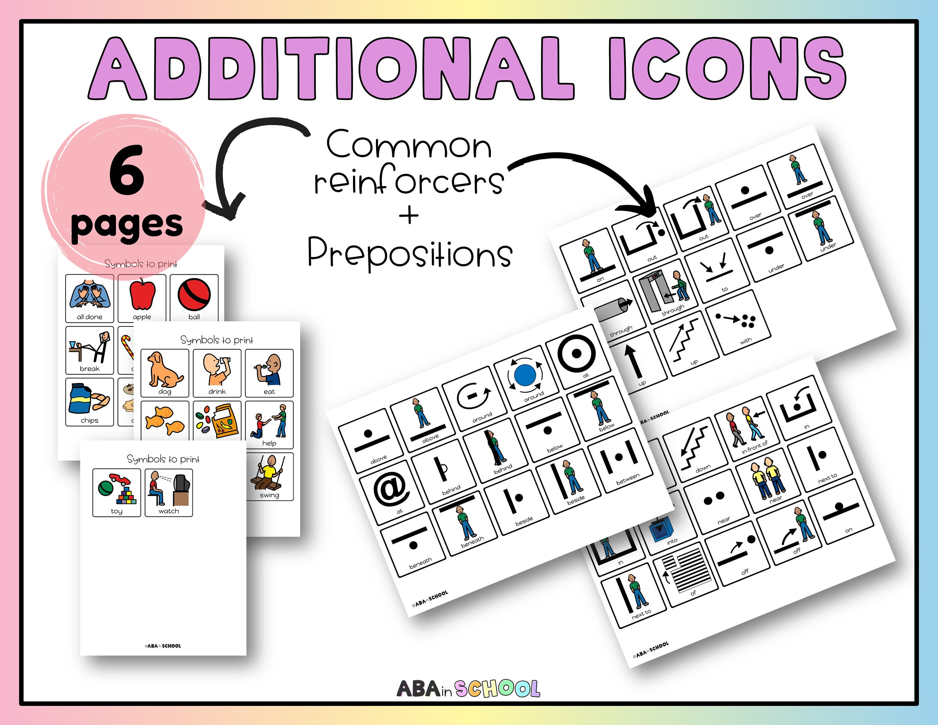 Activities Requesting Speech Therapy Prepositions - Special Education ...