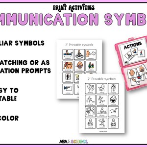 Labeling Actions - Identifying Actions and Verbs Flashcards - ABLLS ...