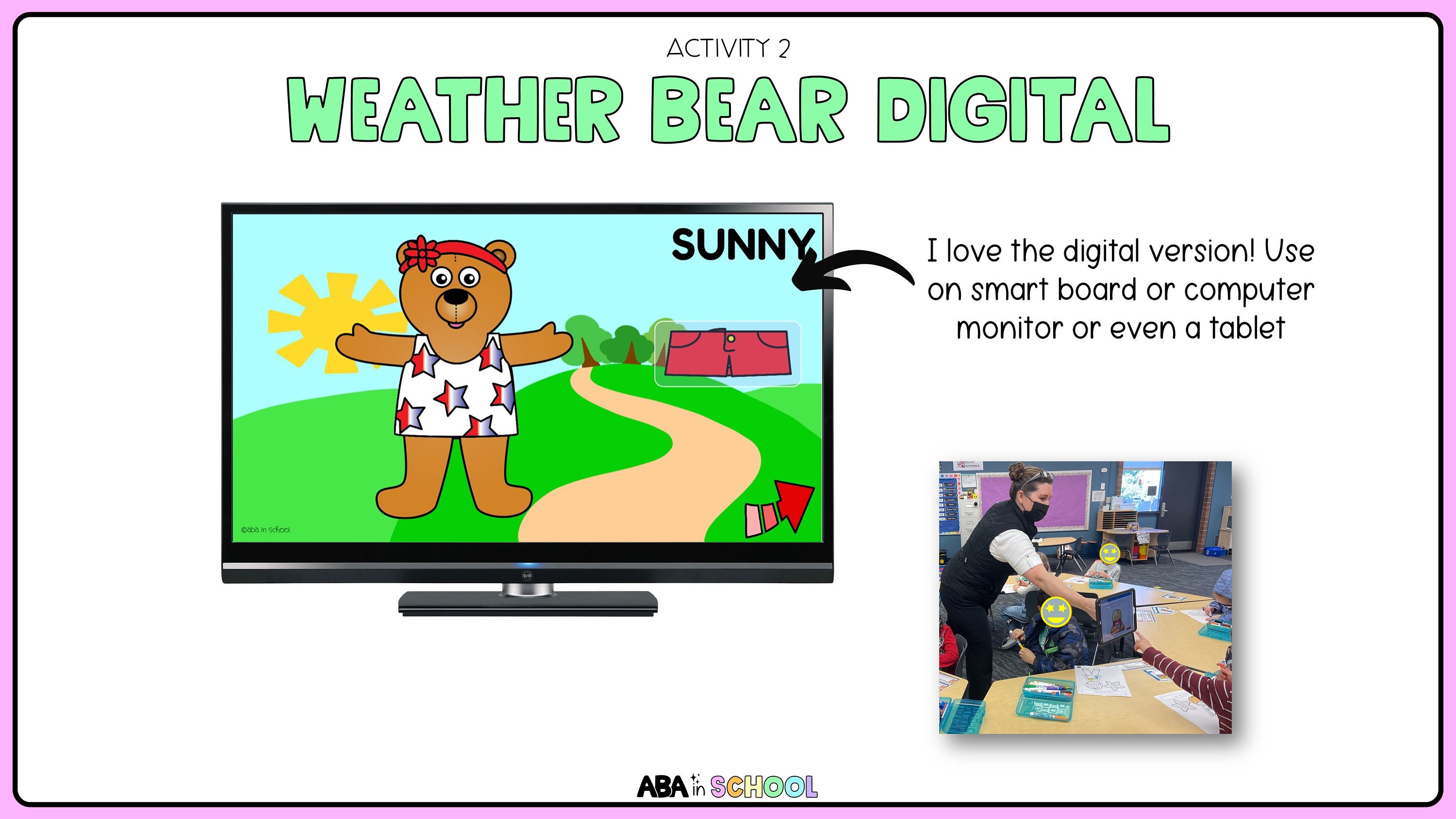 Dress the Weather Bear - Circle Time Calendar Activity Special ...
