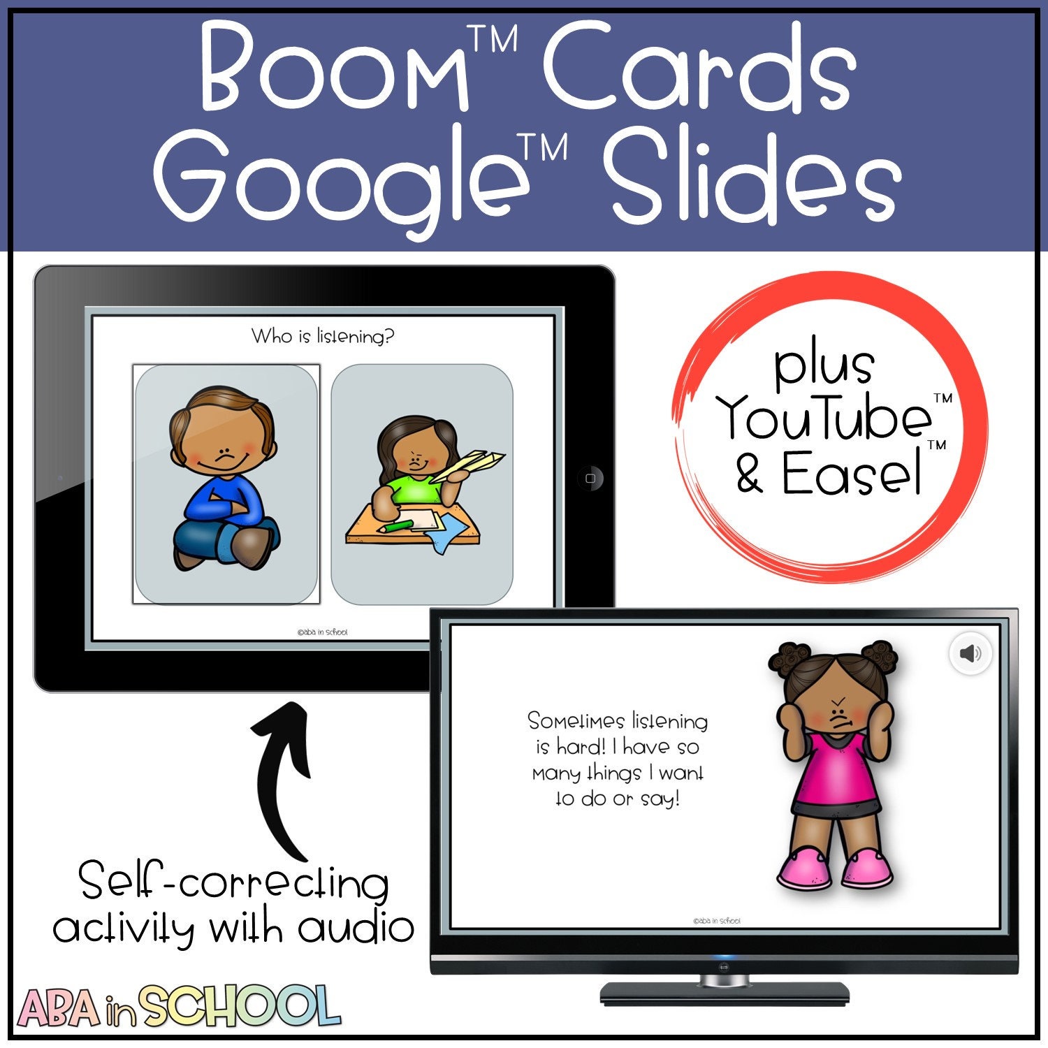 Preschool Social Skills Story and Activity I CAN LISTEN | Social ...