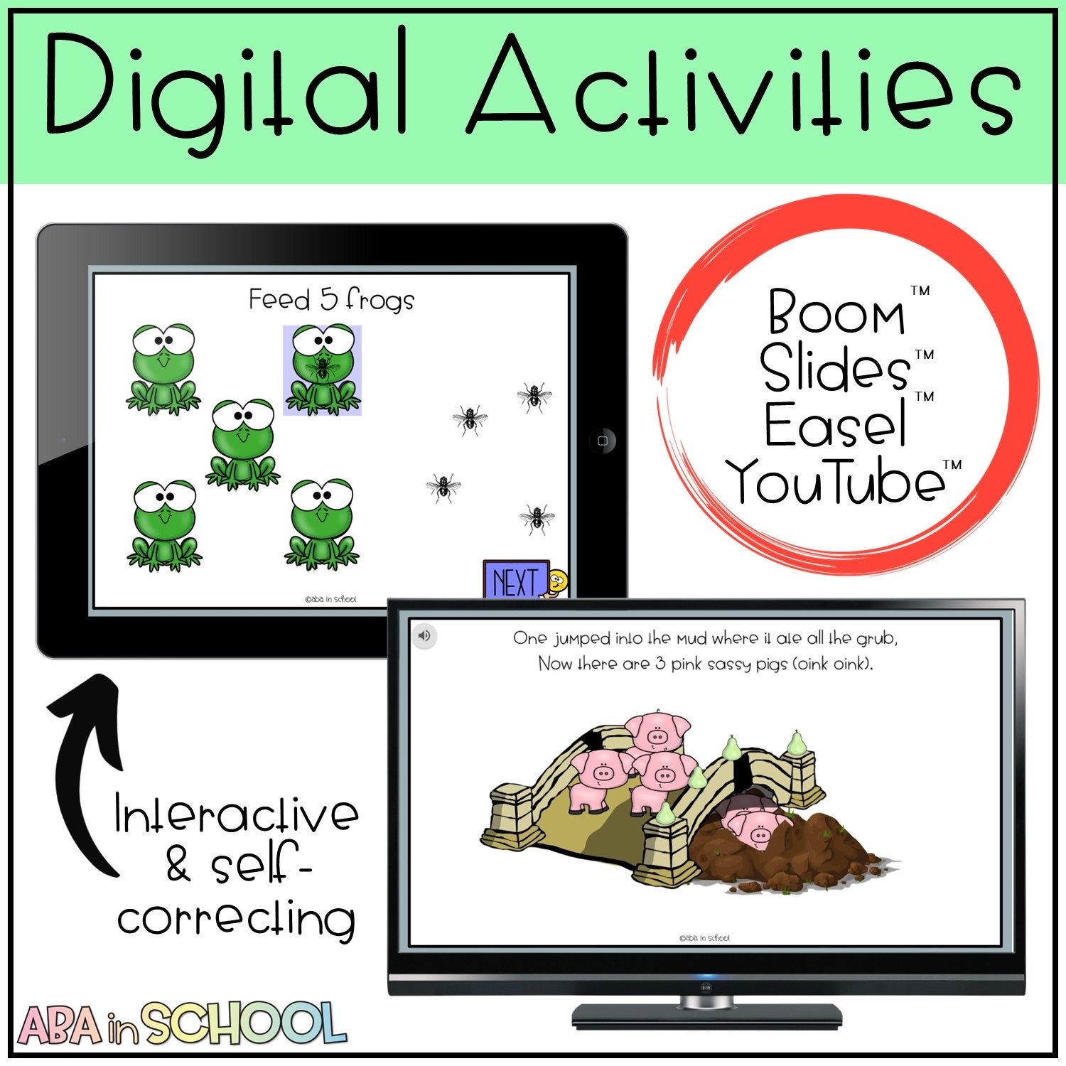 5 Green and Speckled Frogs | Nursery Rhymes | Adaptive Book Special ...