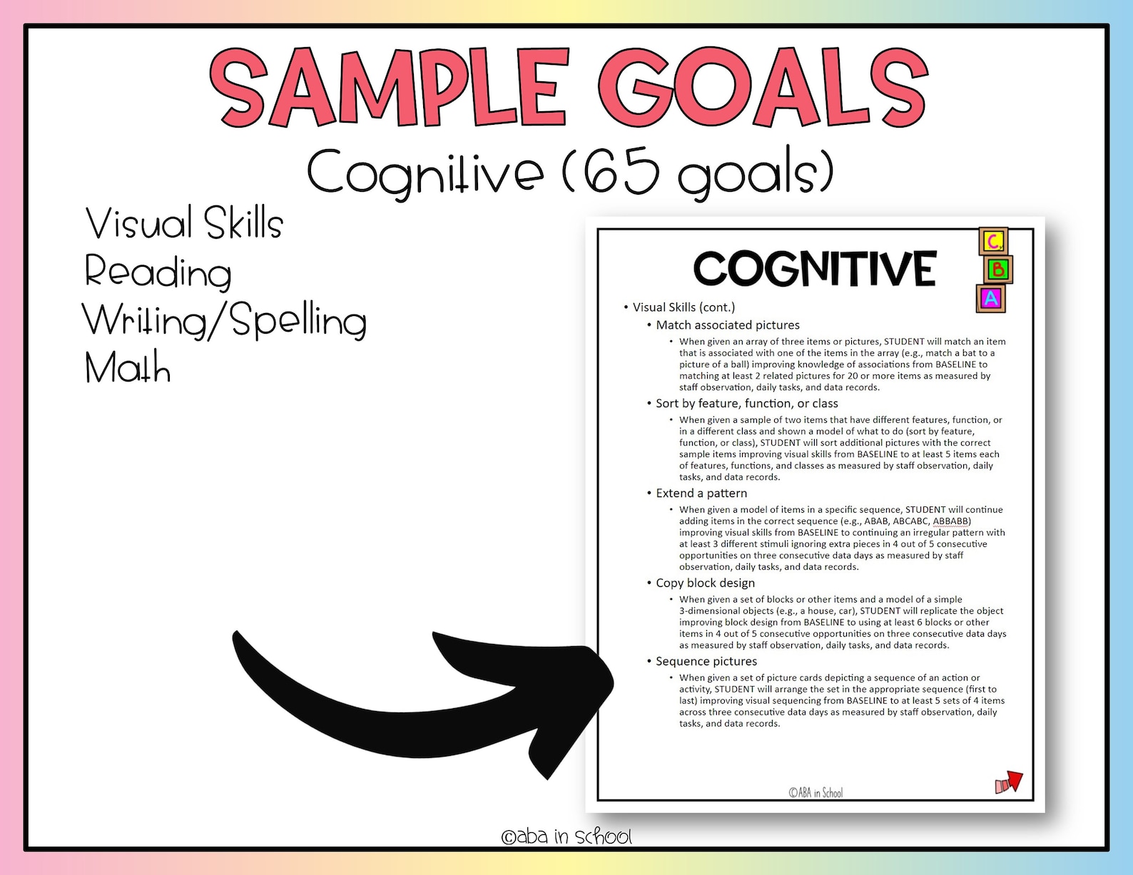 IEP Goal Bank: Preschool & Pre-k Special Education (digital Download ...