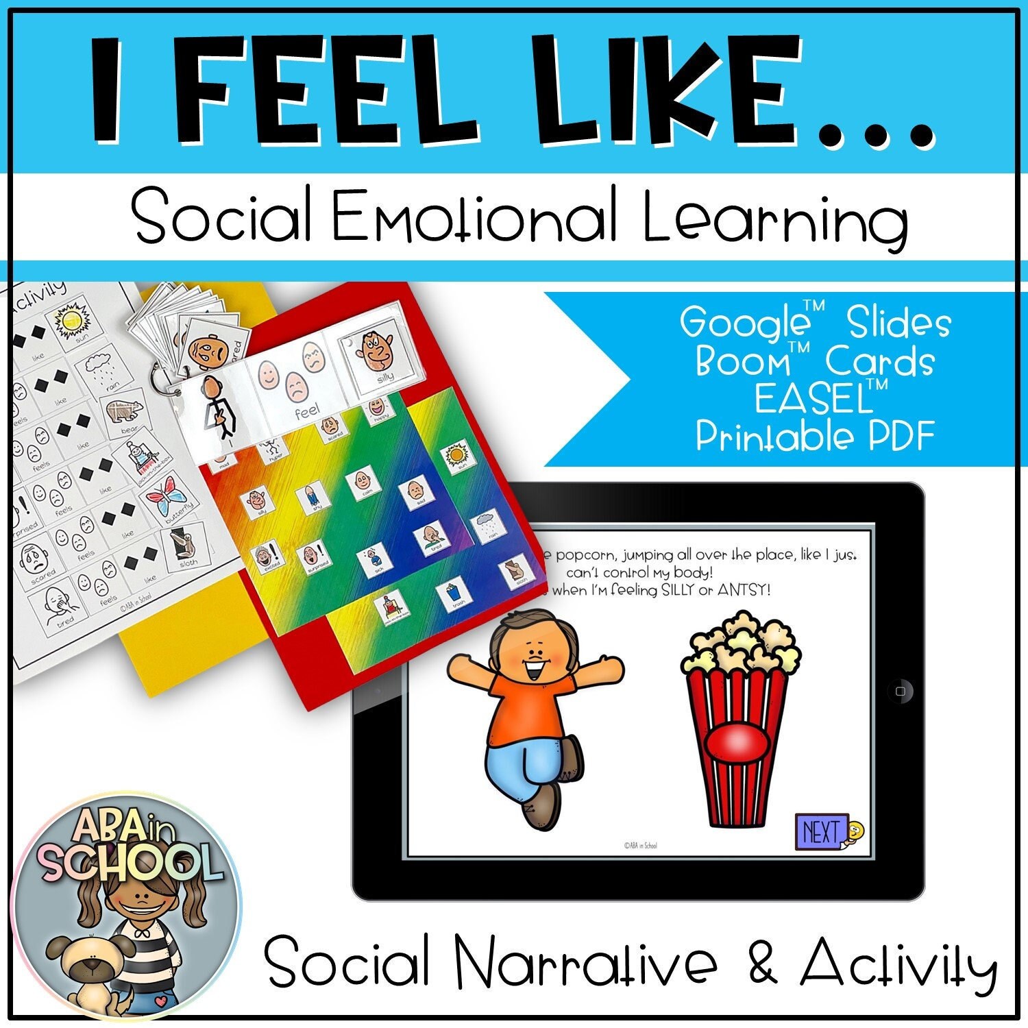 Social Emotional Learning Preschool Activity I Feel Like EMOTIONS - Etsy