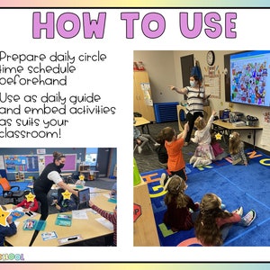 Digital Circle Time Template Customizable for Preschool & Special ...