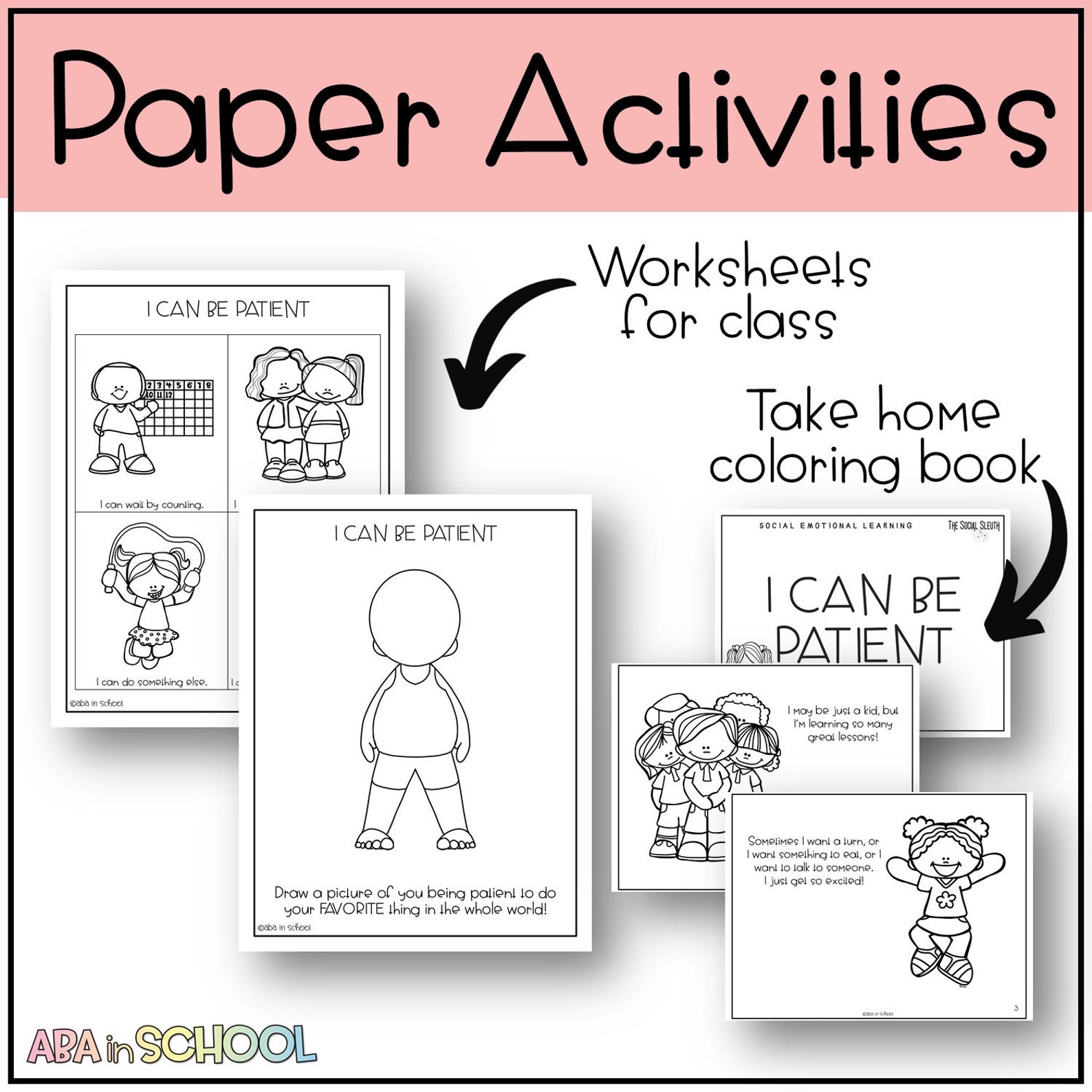 Preschool Social Skills Story and Activity I Can Be Patient | Social ...