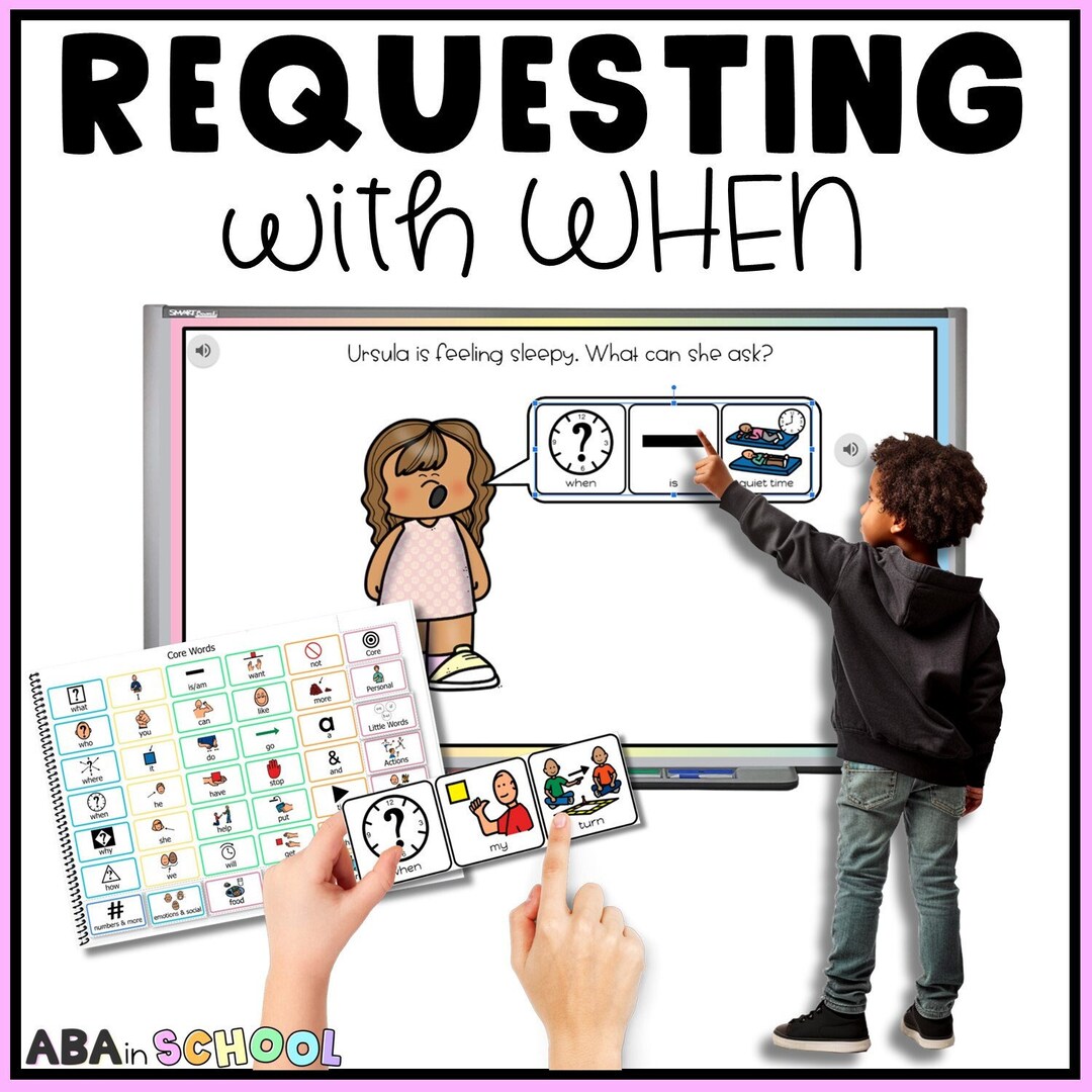 Wh Questions Requesting Speech Therapy WHEN Questions Special Education ...