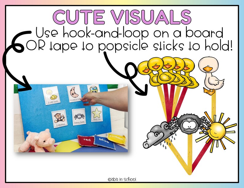 Preschool Circle Time Songs Visuals Back-to-school for - Etsy