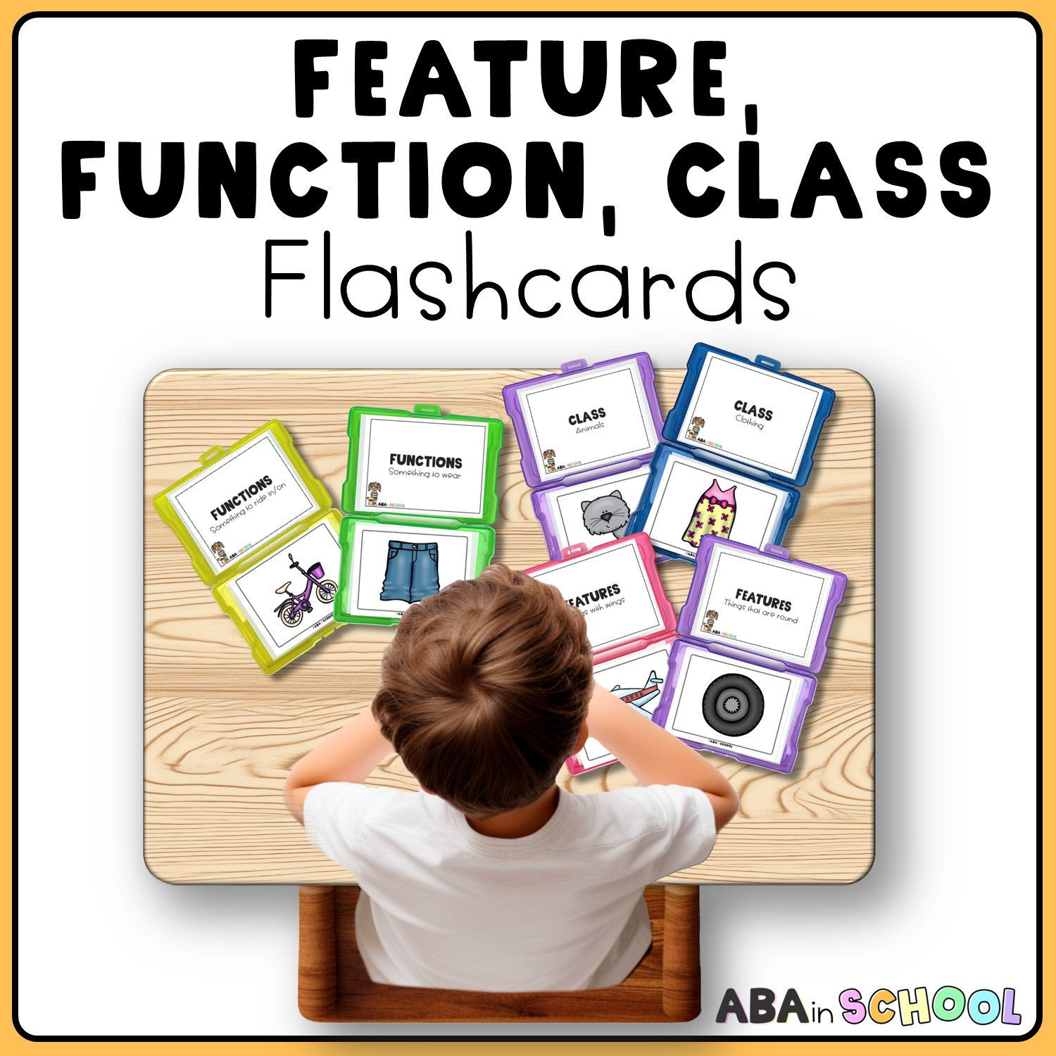 Receptive Identification Feature Function Class Activities ABLLS ...