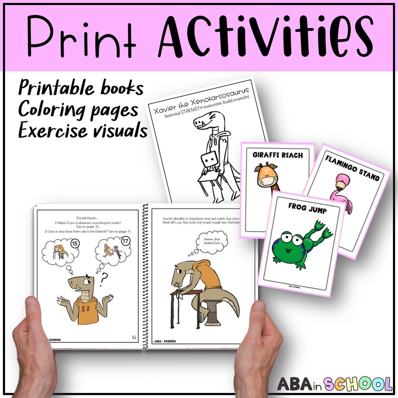 Exercise Social Story Emotional Regulation Social Stories - Etsy