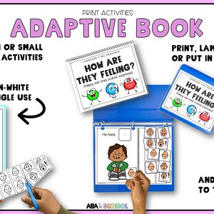 Identifying Emotions Autism - Emotions Card With Pictures With Digital ...