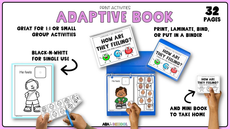 Identifying Emotions Autism Emotions Card With Pictures With Digital ...