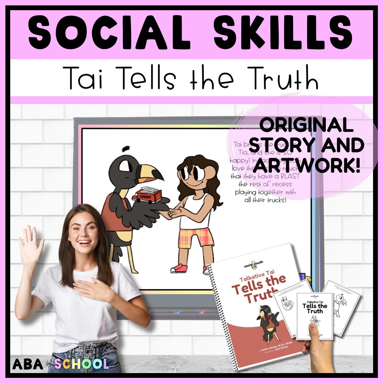 Honesty Lesson Social Story for Self-regulation Small Group Special ...