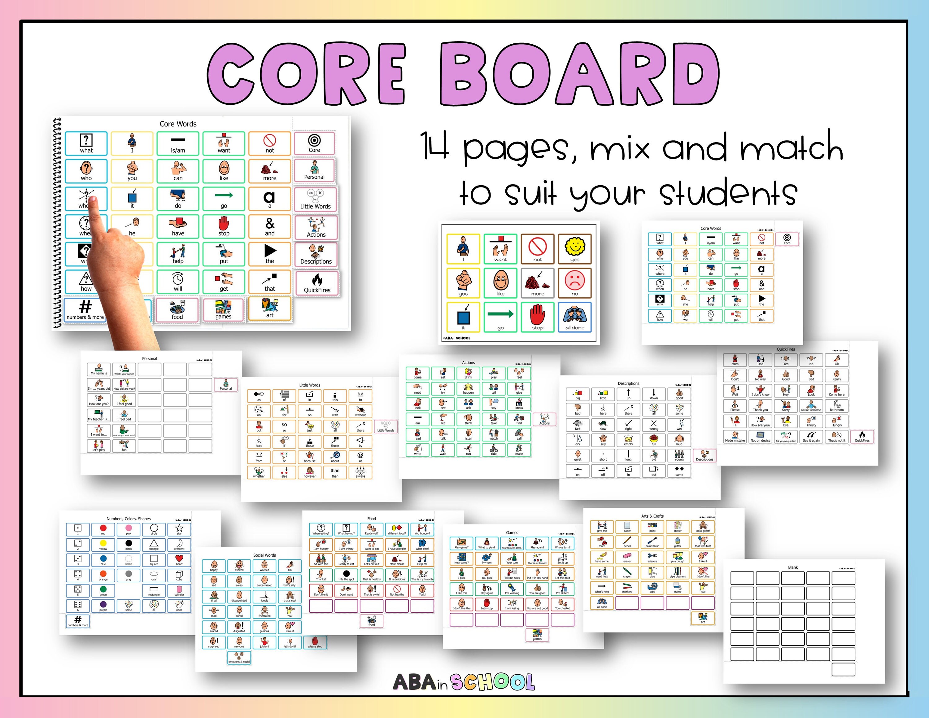 Requesting With Sentence Stems Activities Speech Therapy ABA Special ...