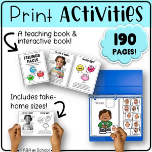 Identifying Emotions Autism - Emotions Card With Pictures With Digital ...