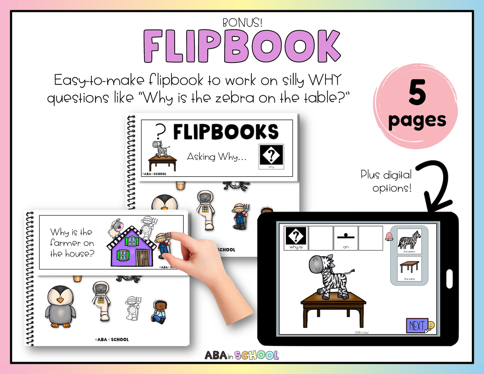 Wh Questions With Visuals Choices Requesting WHY Questions Special ...