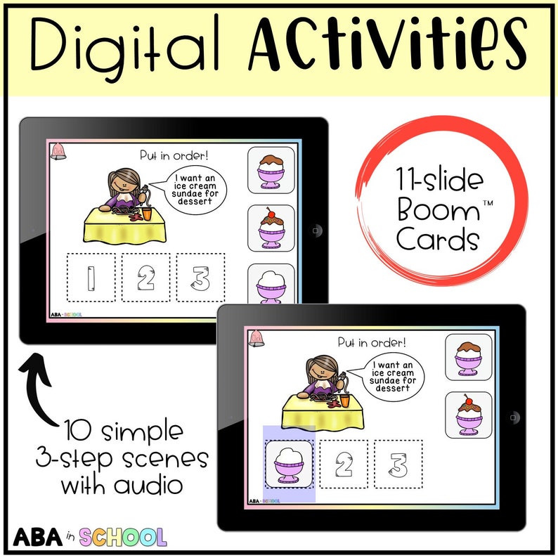 Sequencing Stories With Pictures | SIMPLE Sequence of Events Visual ...