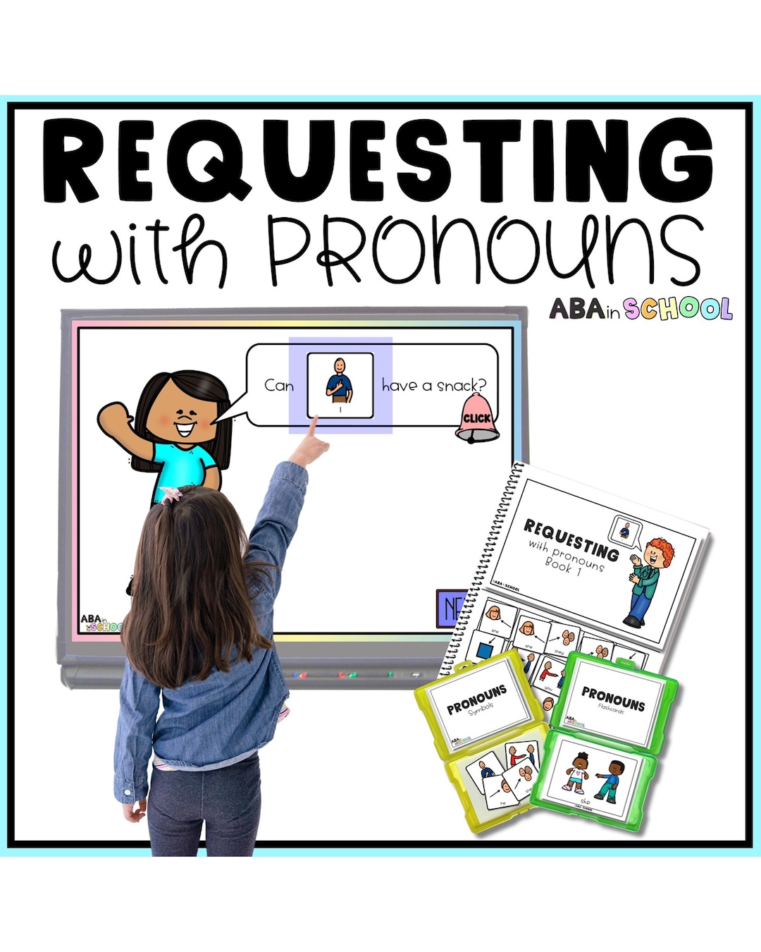 Requesting With Pronouns Worksheet and Speech Therapy Activity Special ...