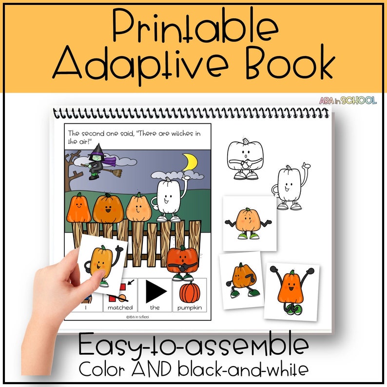 5 Little Pumpkins | Nursery Rhymes | Adapted Book Preschool Special ...