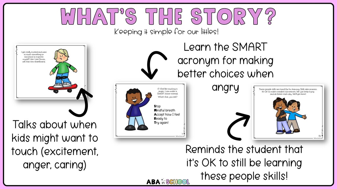 Keeping Hands to Self Social Story – Emotional Regulation (digital ...