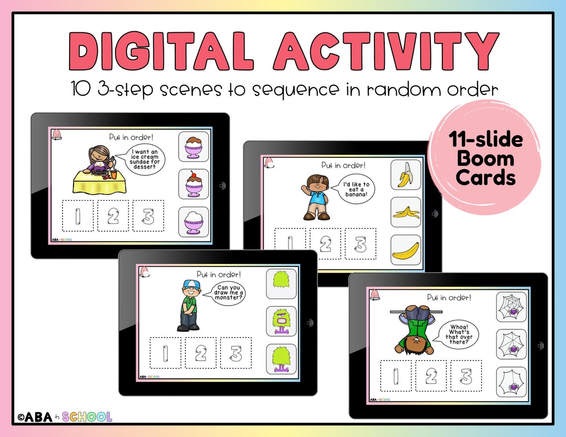 Sequencing Stories With Pictures SIMPLE Sequence of Events - Etsy