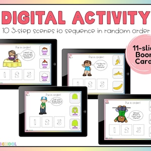 Sequencing Stories With Pictures | SIMPLE Sequence of Events Visual ...