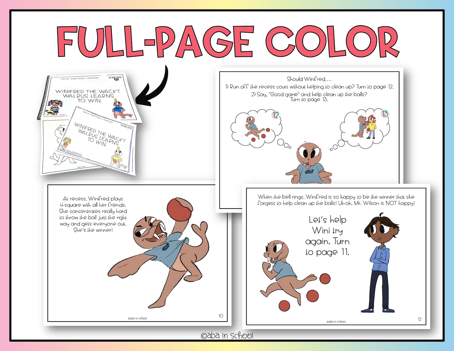 Social Skills Story and Activity GOOD SPORTSMANSHIP Winning Social ...