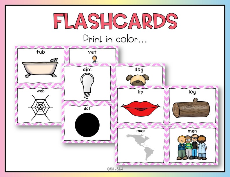 Articulation CVC Words Speech Therapy Repeat Sounds - Etsy