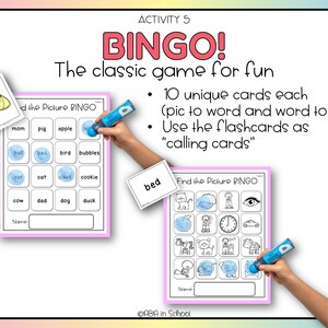 Word Picture Match Functional Words List With Pictures BUNDLE | ABLLS ...