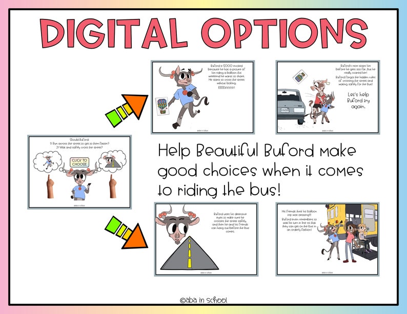 Social Skills Story BUS SAFETY Activity Social Emotional Learning ...