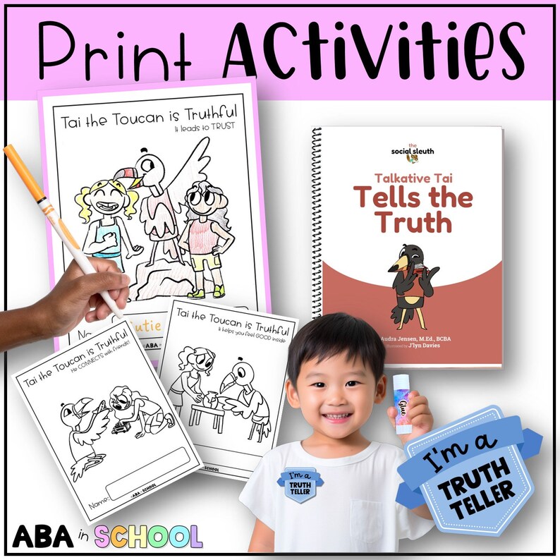 Honesty Lesson Social Story for Self-regulation Small Group Special ...