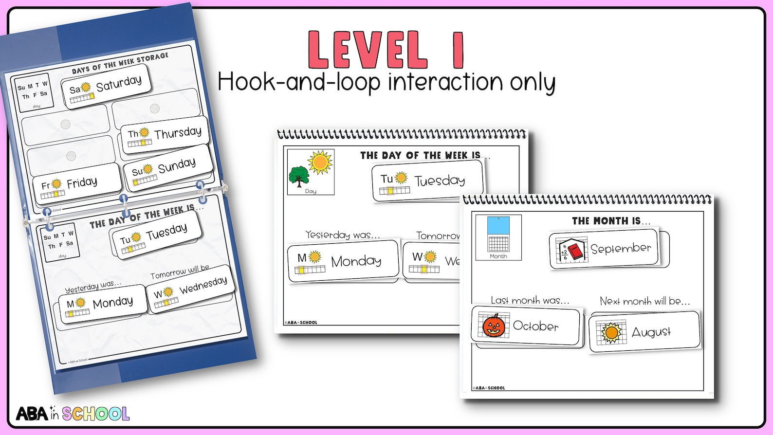 Adaptable Interactive Calendar Morning Meeting for Preschool & Special ...